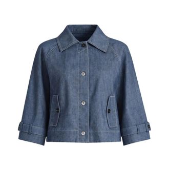 Liviana Conti Damen, Jacken, Blau, LGr&ouml;&szlig;e