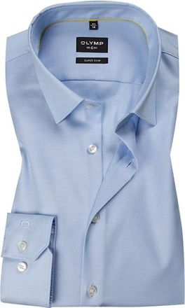 Olymp Herren Hemd blau Slim Fit