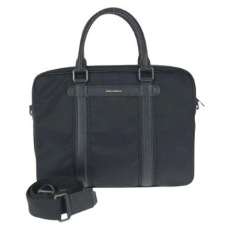 Dolce & Gabbana Pre-owned Nylon Leather 2way Briefcase - - Pre-owned - Herren - Schwarzk - ONE SIZE