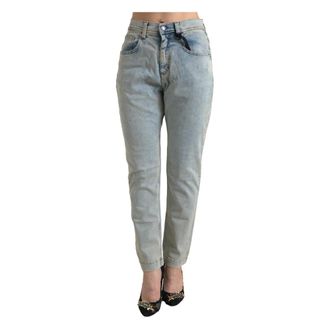 Dolce & Gabbana Femme, Jeans, Bleu, Taille: 36 FR Jean Skinny en Coton D&eacute;lav&eacute; Taille Moyenne