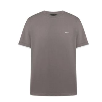 Dondup Homme, Tops, Gris, Taille: XL Jf0369U T-Shirt
