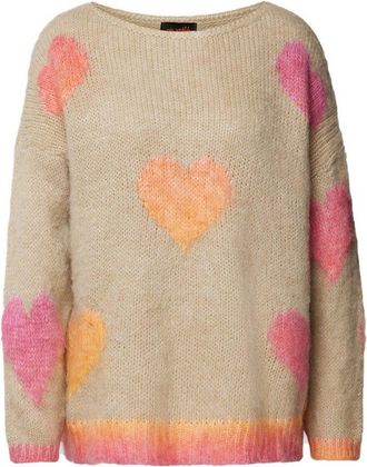 Miss Goodlife Rundhalspullover Miss Goodlife MG9279-Stars Pullover