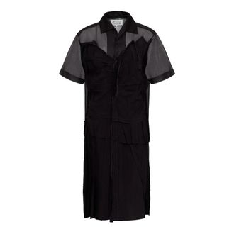Maison Margiela Midi-Kleid - - Dresses - Damen - Schwarzk - S