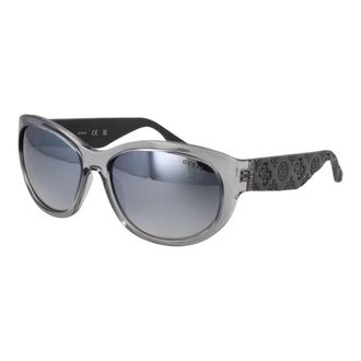 Guess Graue Verspiegelte Ovale Sonnenbrille - - Accessories - Damen - Grau - ONE SIZE