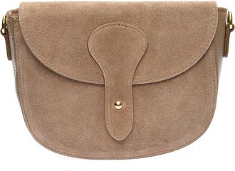 Anna Luchini Beiger Leder Handtasche