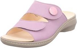 Think Damen Camilla chromfrei gegerbte nachhaltige Pantolette, Viola/Kombi 5050