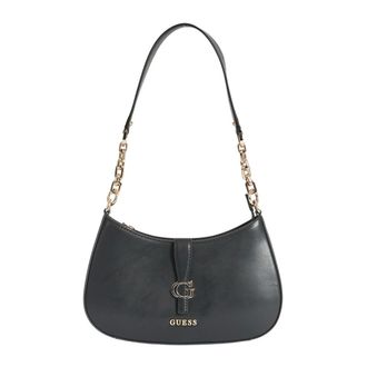 Guess Femme, Sacs, Noir, Taille: ONE Size Carrie Top Zip Shoulder Bag