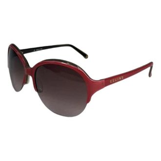 Celine Lunettes de soleil en plastique Pre-owned - Femme - Pre-owned - Rouge - Taille: ONE Size