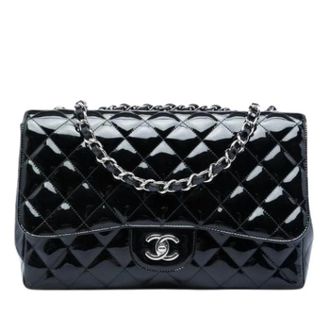 Chanel Pre-owned Vintage Quilted Patent Shoulder Bag - - Pre-owned - Damen - Schwarzk - ONE SIZE