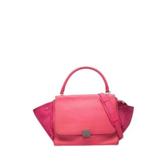 Celine Pre-owned Trapeze Handbag - Femme - Pre-owned - Rose - Taille: ONE Size