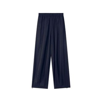 Frankie Shop Femme, Pantalons, Bleu, Taille: 38 FR Wide Pantalons