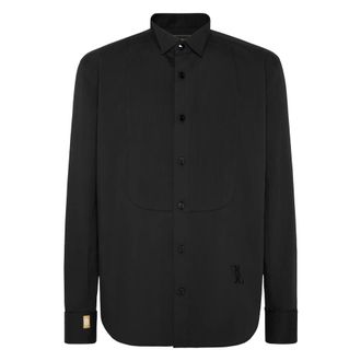 Billionaire Boys Club Cotton Tuxedo Shirt Gold Cut - - Shirts - Herren - Schwarzk - 2XL