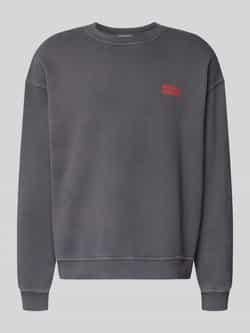 American Vintage Sweatshirt mit Label-Stitching Modell PLIZZY