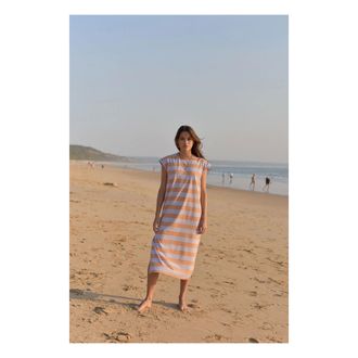 Marlot Paris Robe Constance Ray&eacute;e Coton Bio - Collection Femme Marlot Paris