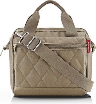 Reisenthel allrounder cross rhombus olive - Kleine Crossbody Bag mit abnehmbarem und verstellbarem Schultergurt - Aus wasserabweisendem Material