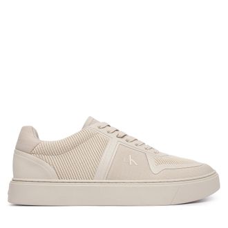 Calvin Klein Sneakers Calvin Klein Classic Cups Laceup Knit HM0HM02130 Beige
