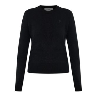 Ami Wollpullover - - Knitwear - Damen - Schwarzk - L