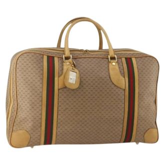 Gucci Sac Boston Pre-owned - Femme - Pre-owned - Beige - Taille: ONE Size