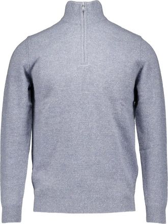 Profuomo Homme, Pulls, Gris, Taille: 2XL Pull ras du cou à col roulé