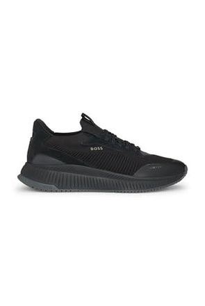 BOSS Hommes TTNM Evo Slon Baskets TTNM Evo avec Tige en Maille et Finitions en Cuir su&eacute;d&eacute;