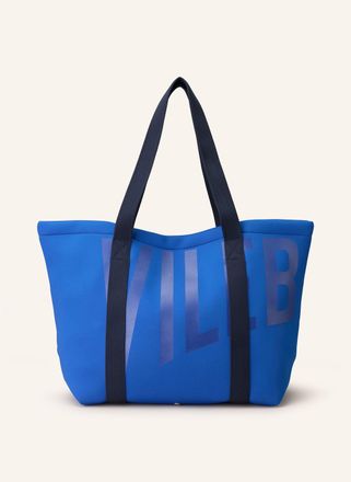 Vilebrequin Strandtasche Solid blau