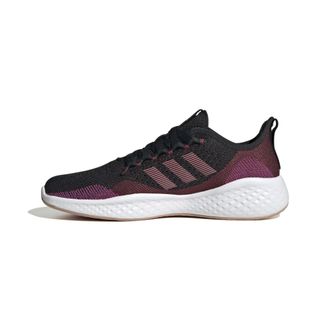 adidas Adidas Damen Fluidflow 2.0 Shoes-Low (Non Football), Core Black/Pink Strata/Shadow Red, 37 1/3 EU