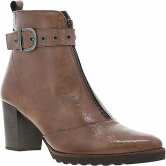 Dorking Boots Femme en Cuir Taupe et &agrave; Zip - Taille 36