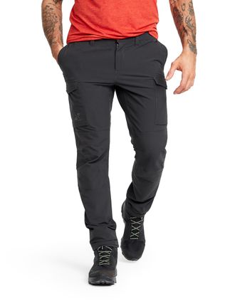 RevolutionRace Adventure Cargo Stretch Pants für Herren, Wanderhose für viele Outdoor-Aktivitäten, Anthracite, XXL