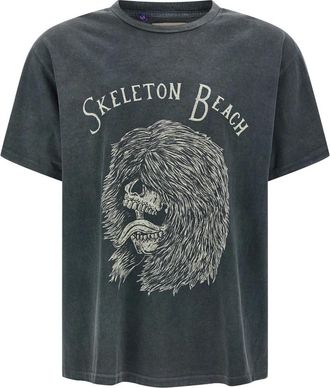 Gallery Dept. Homme, Tops, Noir, Taille: S Skeleton Beach Grit Tee