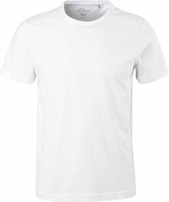 s.Oliver 03.899.32.5049 T-shirt Homme, Blanc,S