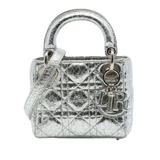 Dior Pre-owned Lady Dior Mini Bag - - Pre-owned - Damen - Grau - ONE SIZE
