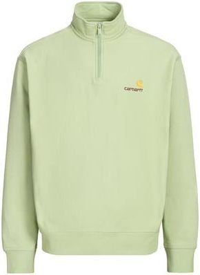 Carhartt Work in Progress Sweatshirt col zipp&eacute; en coton m&eacute;lang&eacute;