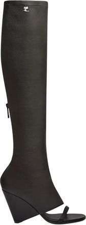 Courrèges bottines Oblique - Noir