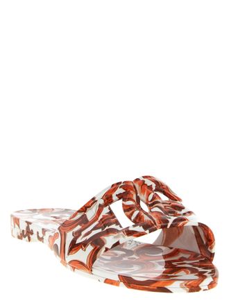 Dolce & Gabbana Bianca Slide - Orange