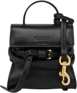Moschino Femme, Sacs, Noir, Taille: ONE Size Micro Bag Tie Me