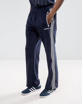 adidas Originals Osaka - Pantalon de jogging en velours - Bleu marine CV8960-Navy