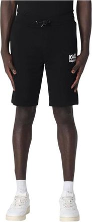 Karl Lagerfeld Homme, Shorts, Noir, Taille: L Sweatshorts