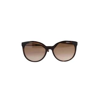 Gucci Lunettes de soleil en plastique Pre-owned - Femme - Pre-owned - Brun - Taille: ONE Size