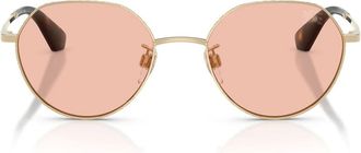 Burberry unisex, Accessoires, Jaune, Taille: 51 MM Irregular Round Lunettes de soleil