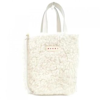 Marni Sac bandouli&egrave;re en tissu Pre-owned - Femme - Pre-owned - Blanc - Taille: ONE Size