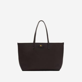 Burberry Womens Tote Bag Bloomsbury Calf Grain Leather Multicolour Shoulder