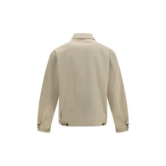 Prada Cotton Denim Blouson Jacket - Beige