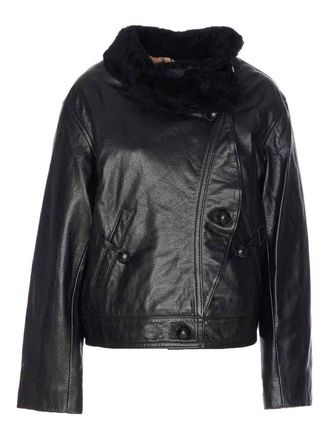 Isabel Marant Blouson En Cuir - Noir