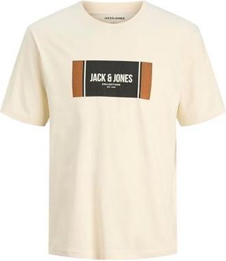 Jack & Jones Jjhayato Tee SS Crew Neck BTS, Bronze, XL