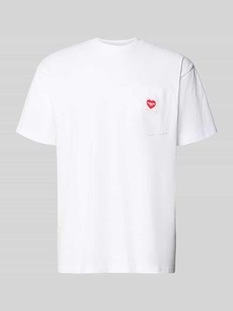 Carhartt Work in Progress T-Shirt mit Brusttasche und Label-Patch