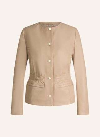 Joop Lederjacke beige