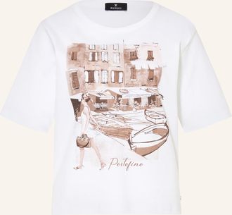 Monari Monari T-Shirt Mit Schmucksteinen beige