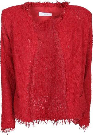 Iro Iro, Femme, Pulls, Rouge, Taille: 34 FR Shavani Jacket