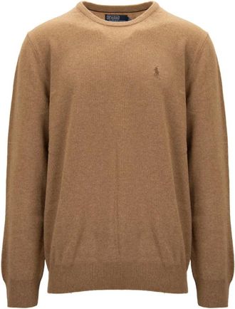 Ralph Lauren Homme, Pulls, Brun, Taille: 2XL Maille ras du cou