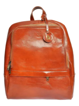 Anna Luchini Braun Rindsledertasche